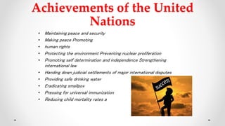 United nations and its failure | PPTX