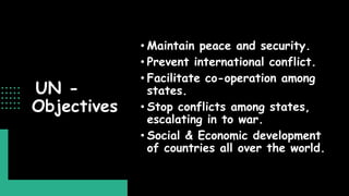 United Nations and its Organizations.pptx