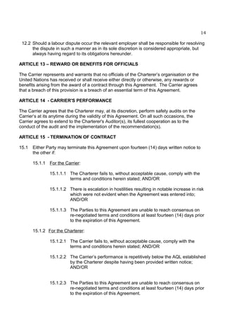 United nations charter agreement | DOC