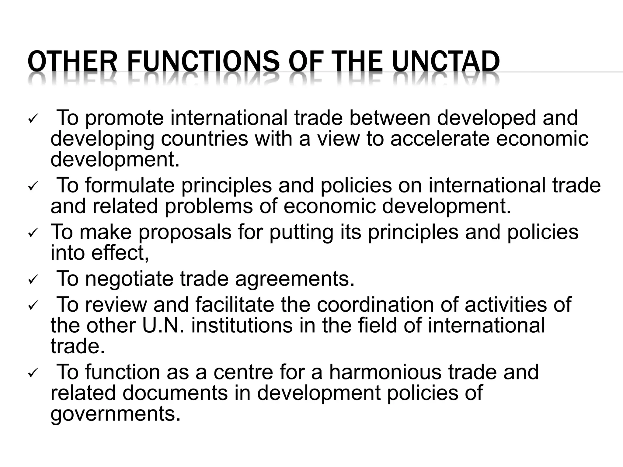 United nations conference on trade and development | PPTX