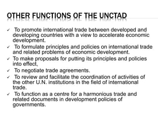 United nations conference on trade and development | PPTX