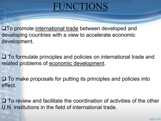United nations conference on trade and development | PPT