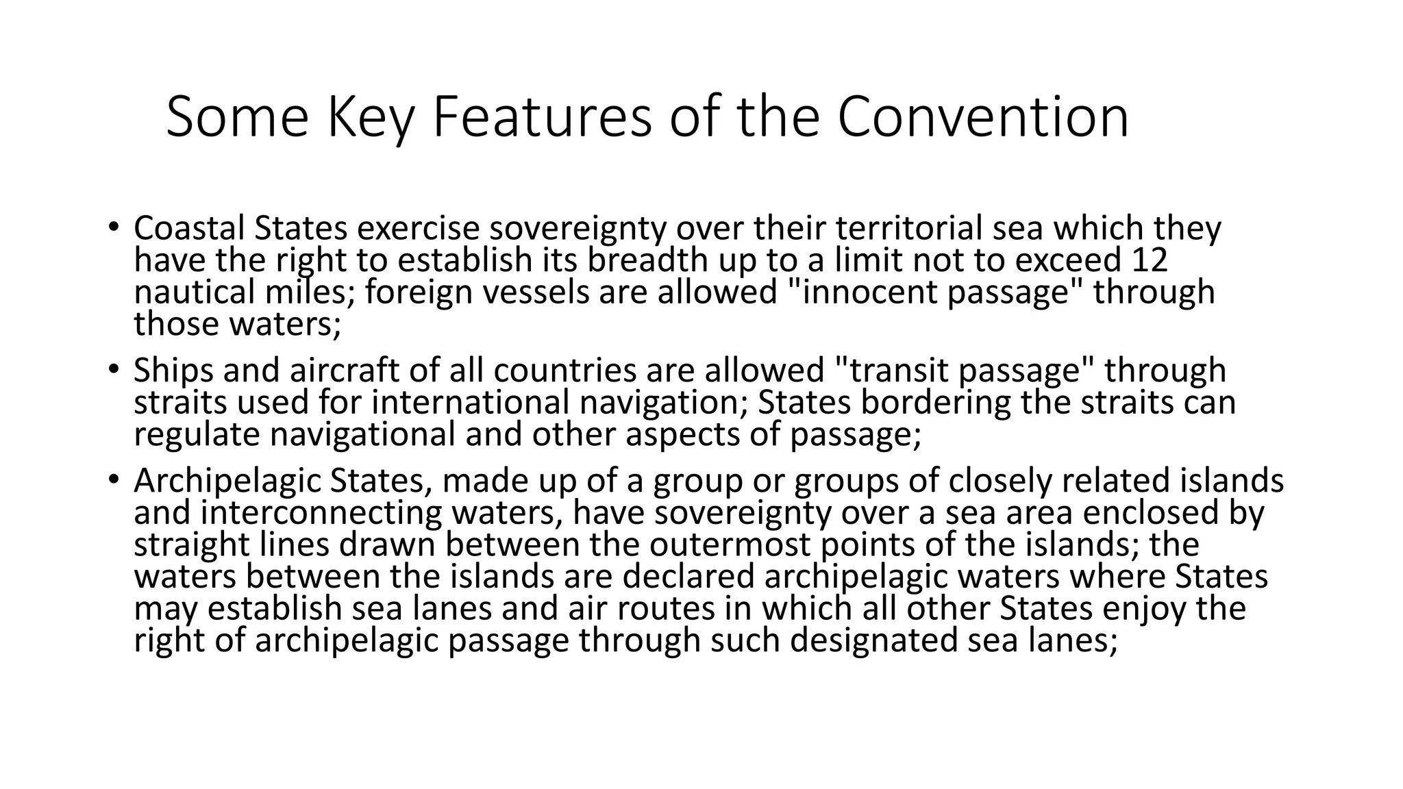 United nations convention on the law of the sea | PPTX