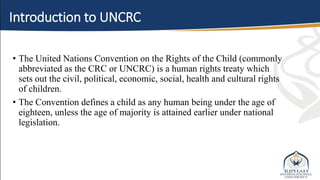 United nations convent on rights of childs and its islamic perspective ...