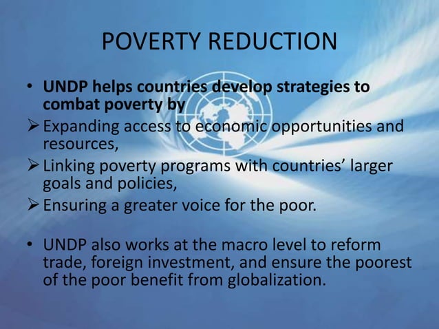 United nations development programme | PPTX