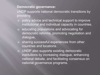 United nations developement progrm | PPTX