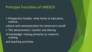 United nations educational, scientific and cultural organizations | PPTX