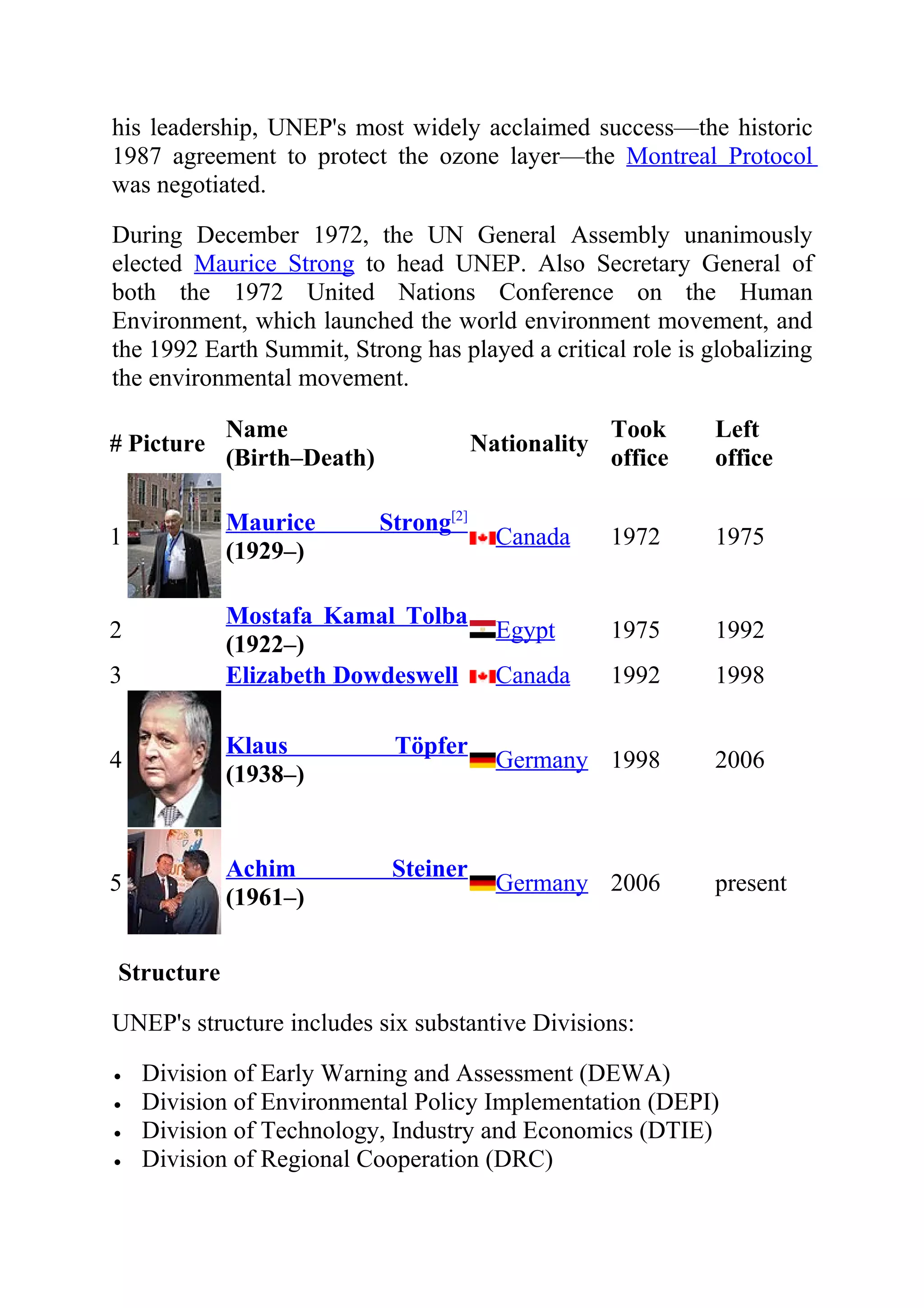 United nations environment programme | DOC