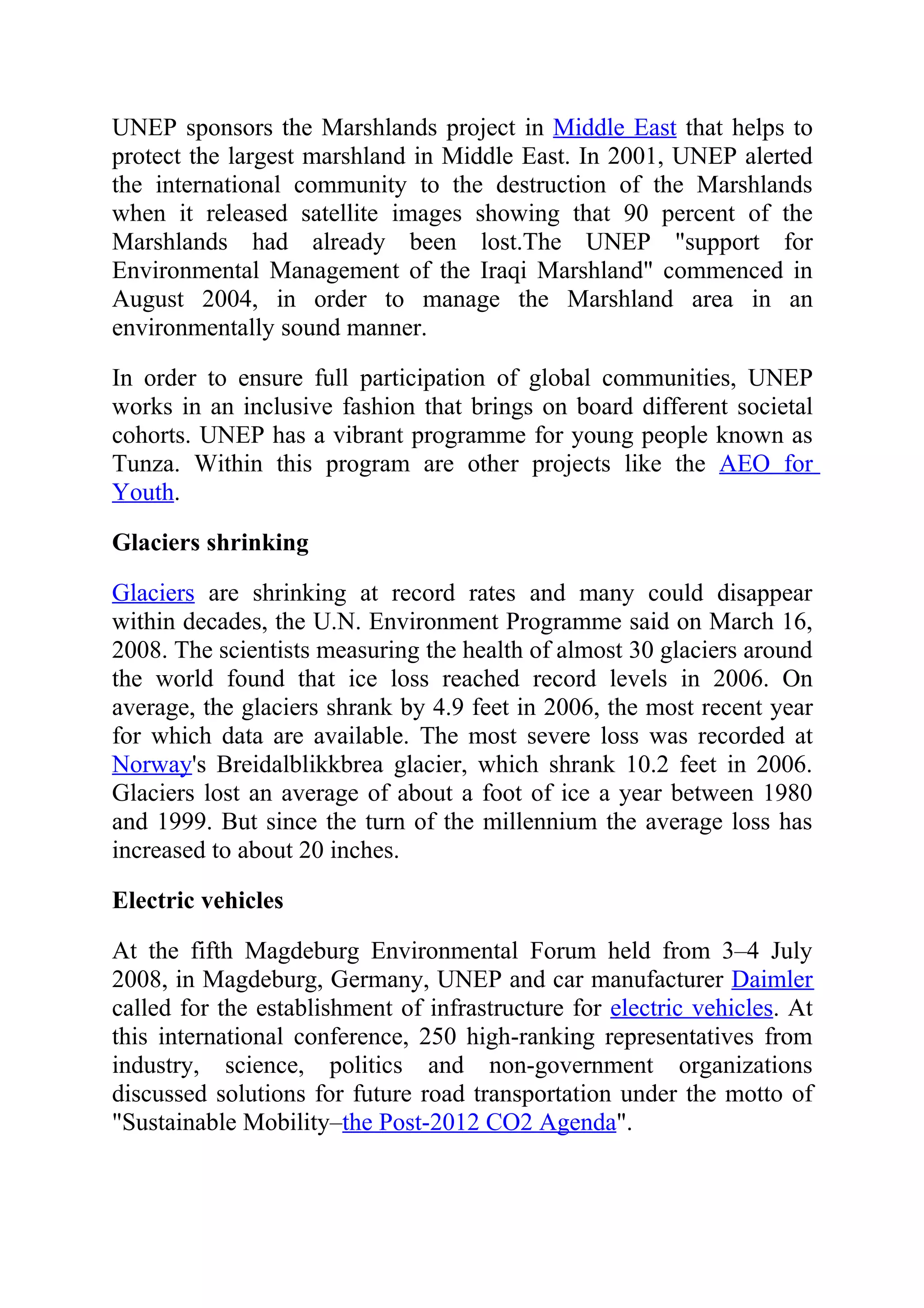 United nations environment programme | DOC