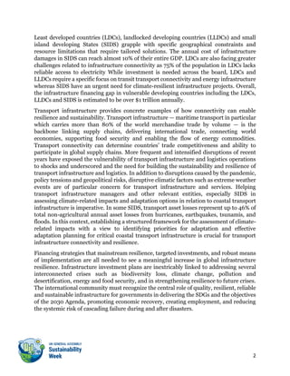 United Nations General Assembly Informal dialogue on building resilience and promoting ...