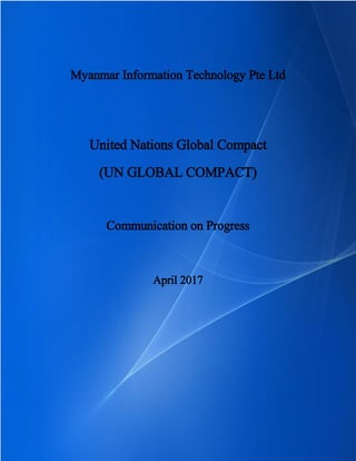 United Nations Global Compact (UN Global Compact)-Communication on ...
