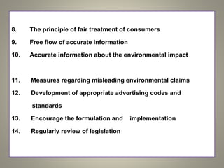 United nations guidelines for consumer protection | PPTX