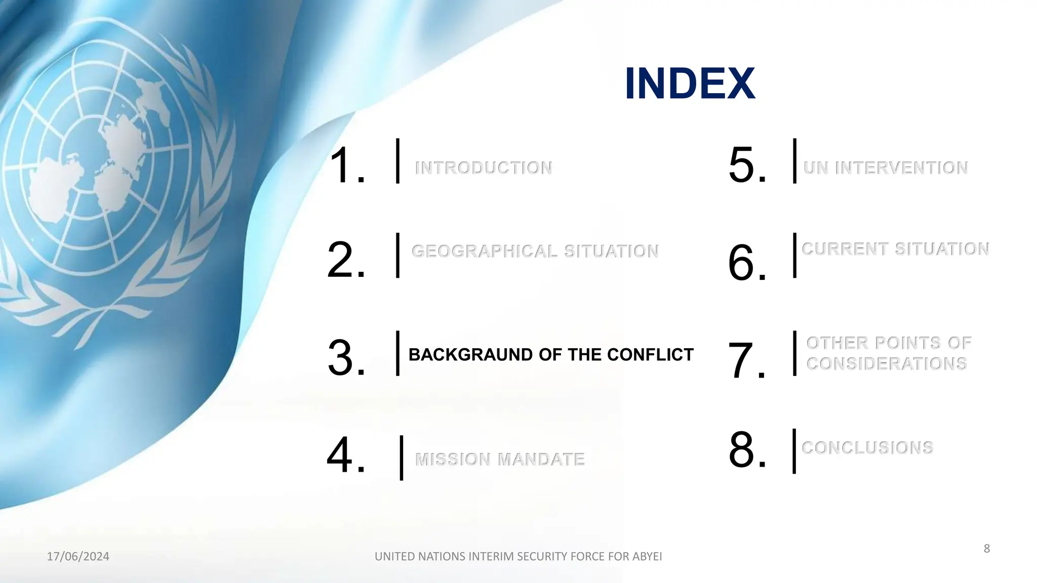 UNITED NATIONS INTERIM SECURITY FORCE FOR ABYEI.pptx