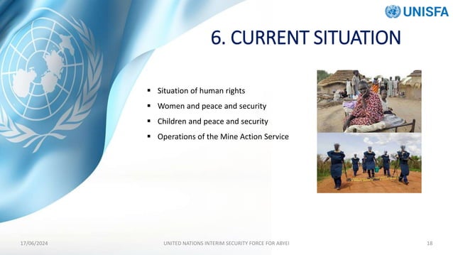 UNITED NATIONS INTERIM SECURITY FORCE FOR ABYEI.pptx | War and Conflicts