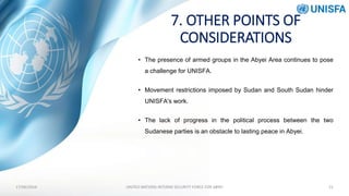 UNITED NATIONS INTERIM SECURITY FORCE FOR ABYEI.pptx