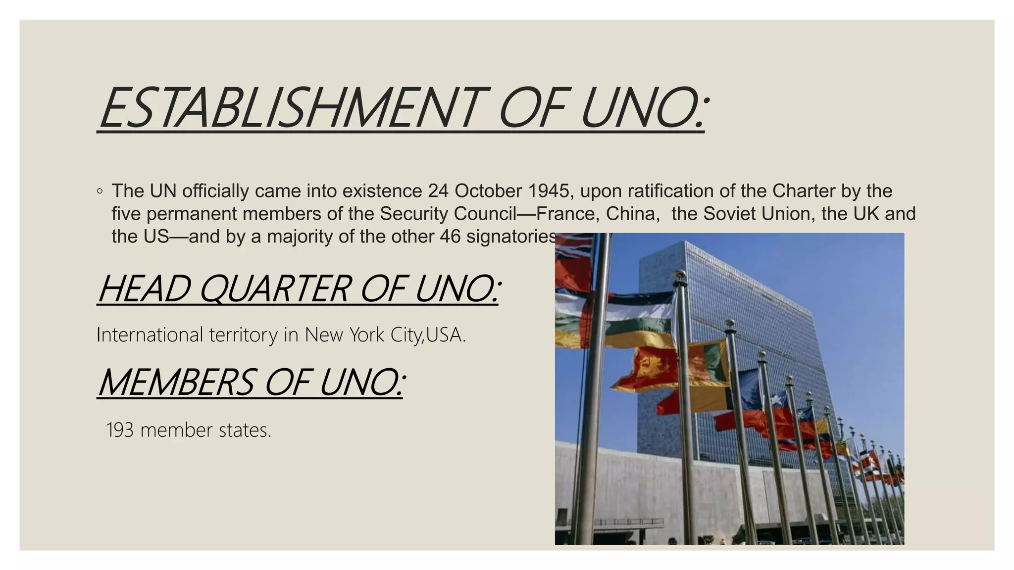 United nations organization | PPTX