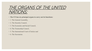 United nations organization | PPT