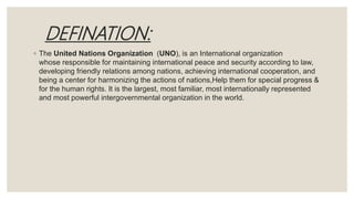 United nations organization | PPT
