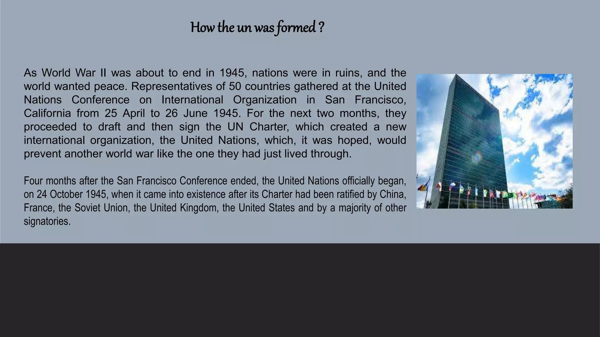 United Nations Organization | PPTX