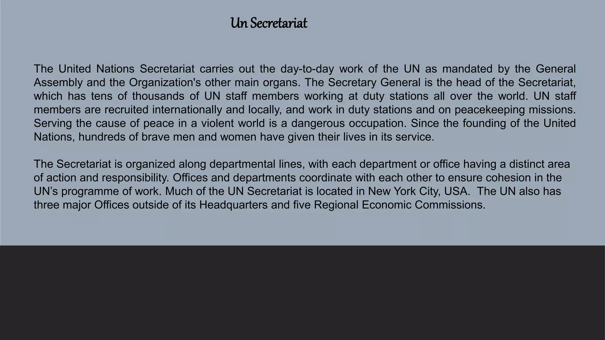 United Nations Organization | PPTX