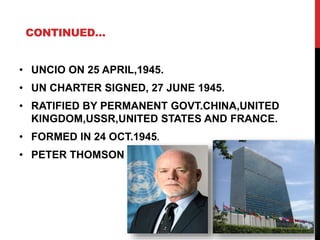 History of United Nation | PPTX