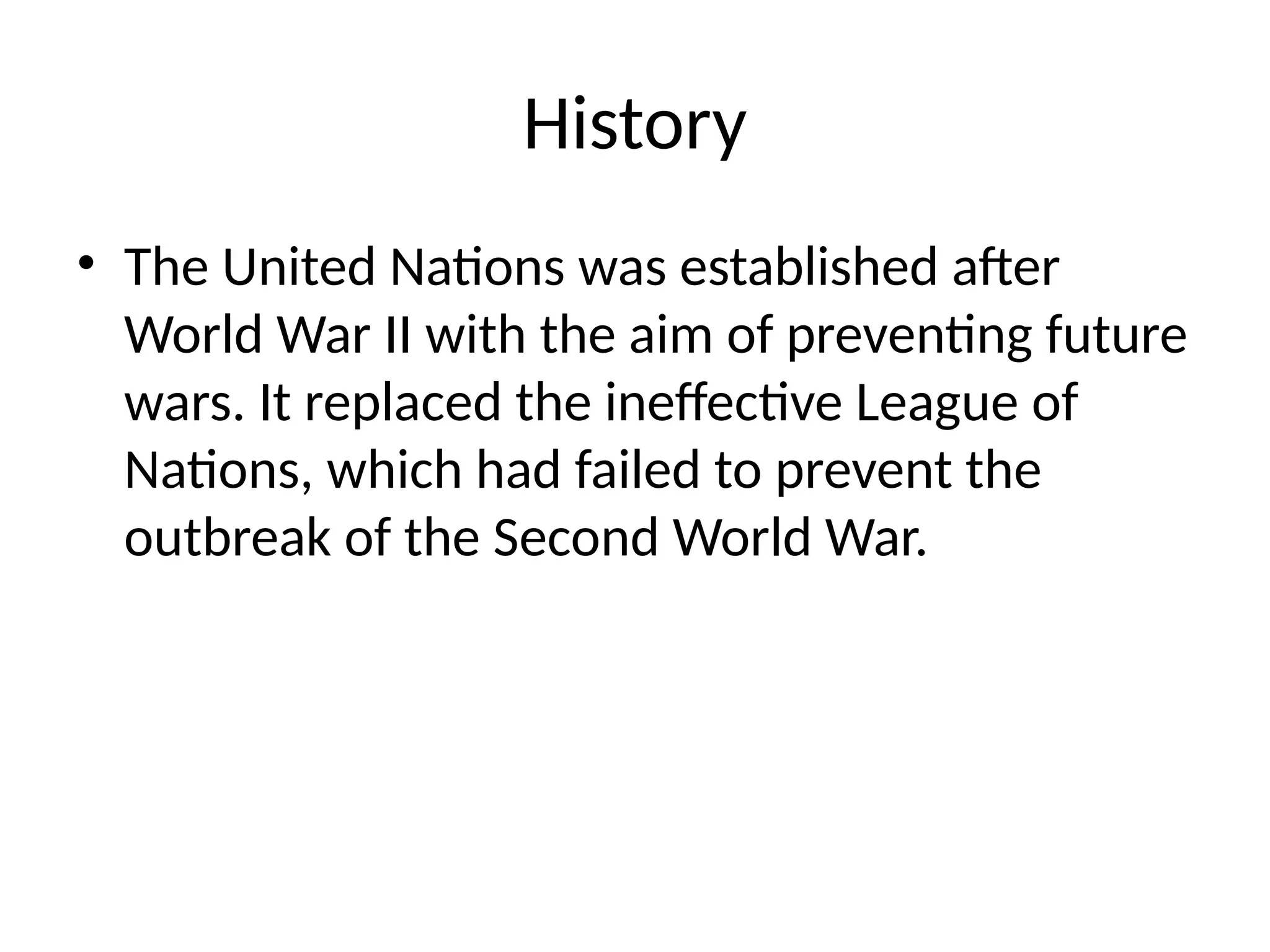 united nations history, charters, activiteis | PPTX