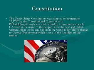 United State Of America | PPT | Politics
