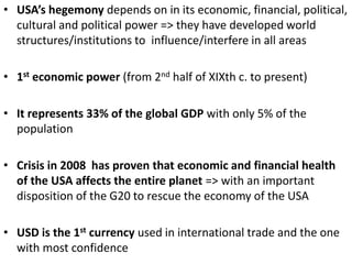 United States and globalization | PPTX