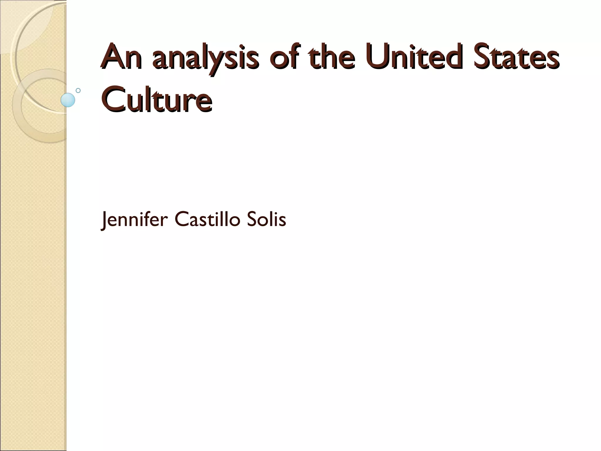 United states culture | PPT