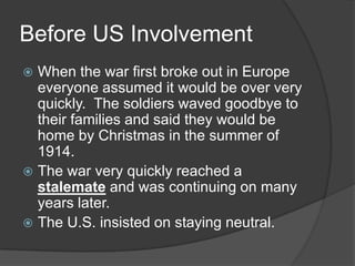 United States Enters World War I[1] | PPTX