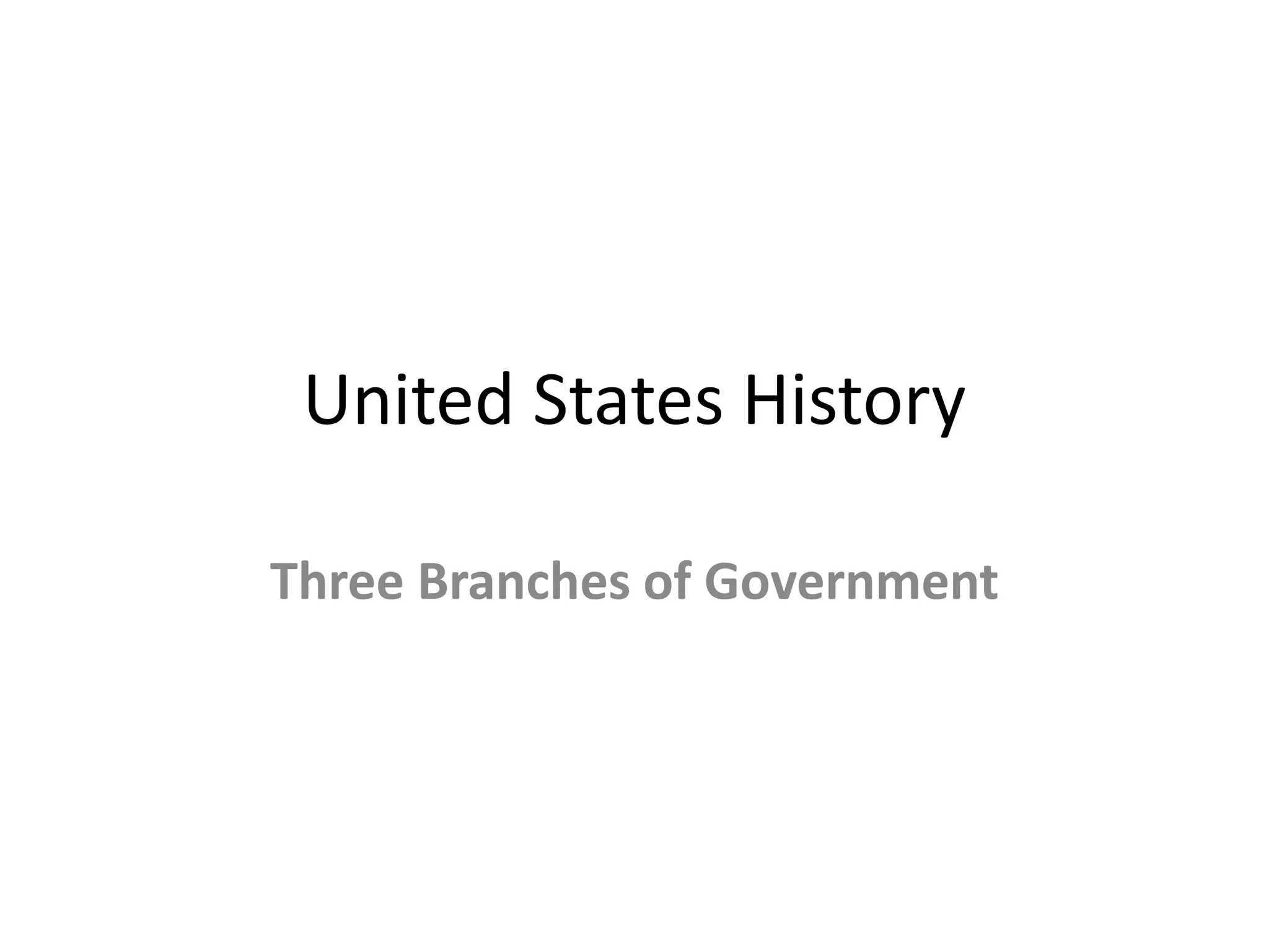 United states history power point | PPTX