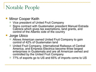 United states imperialism in guatemala | PPT