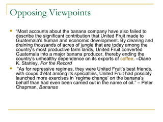 United states imperialism in guatemala | PPT