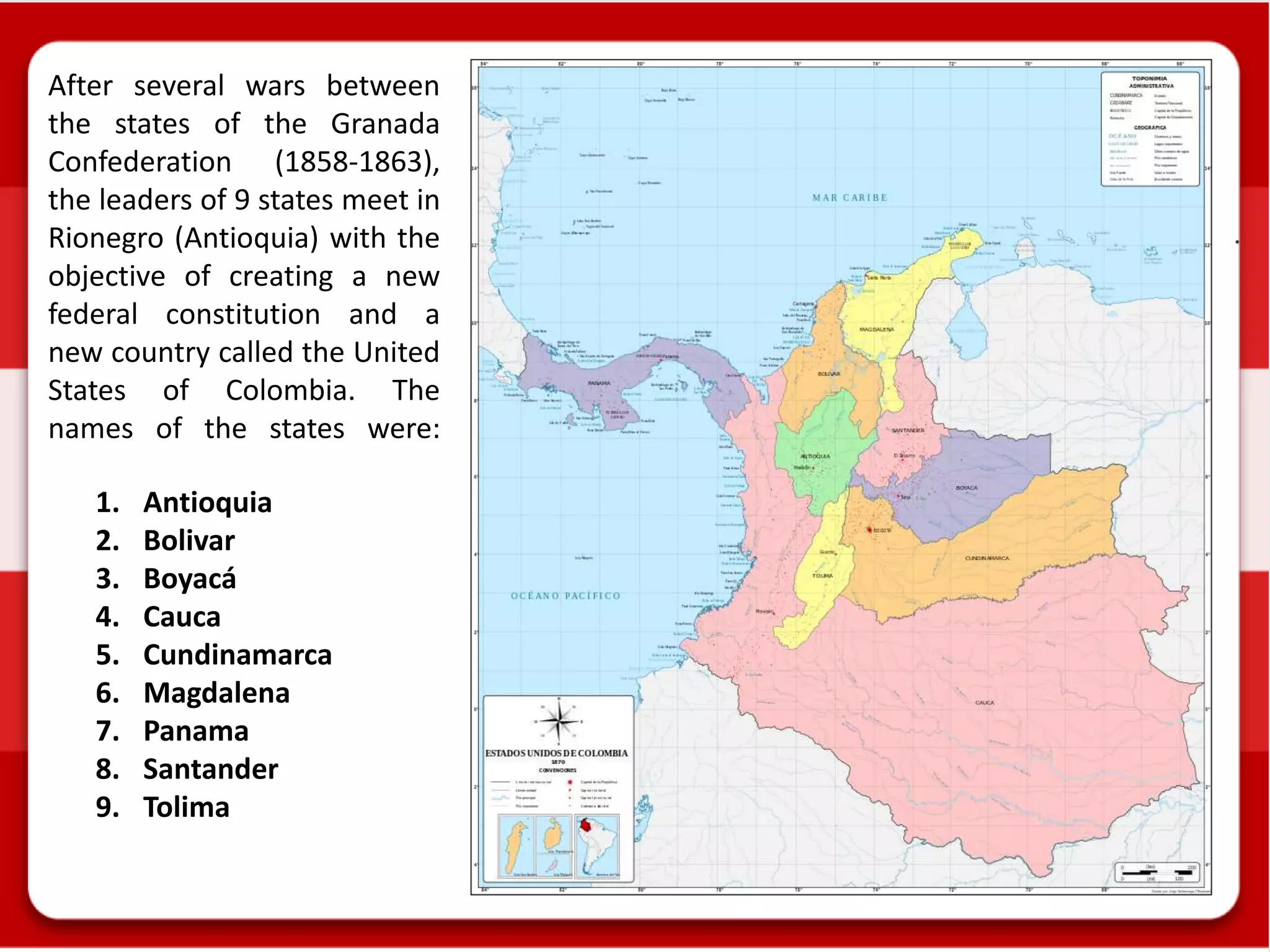 United states of colombia | PPT