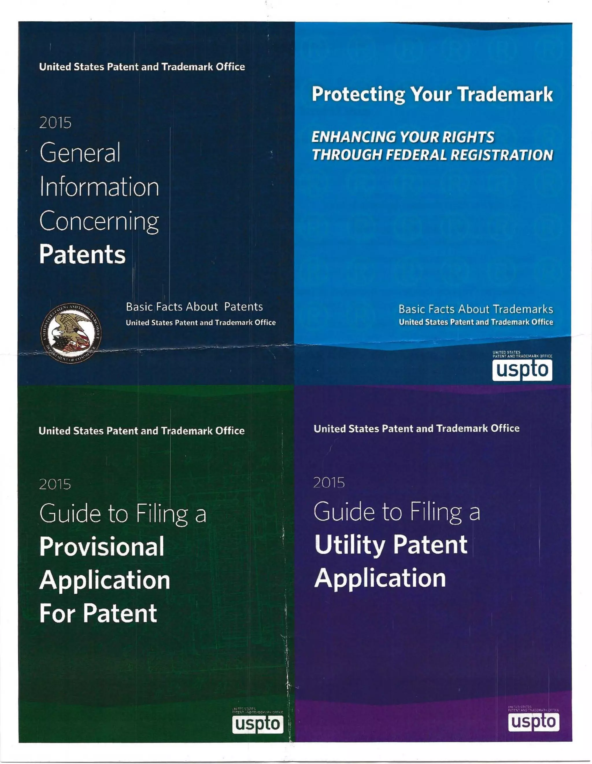 General Info Concerning Patents & Protecting Your Trademark [USPTO] | PDF