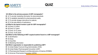 United States Pharmacopeia USP-NF Presentationpdf | PDF