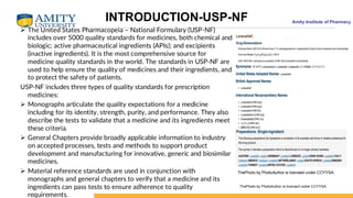 United States Pharmacopeia USP-NF Presentationpdf | PDF
