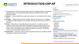 United States Pharmacopeia USP-NF Presentationpdf | PDF
