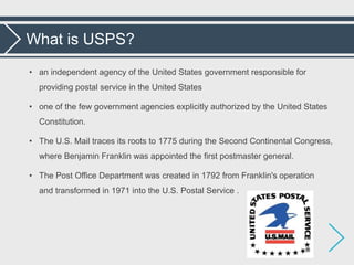 United states postal service | PPTX