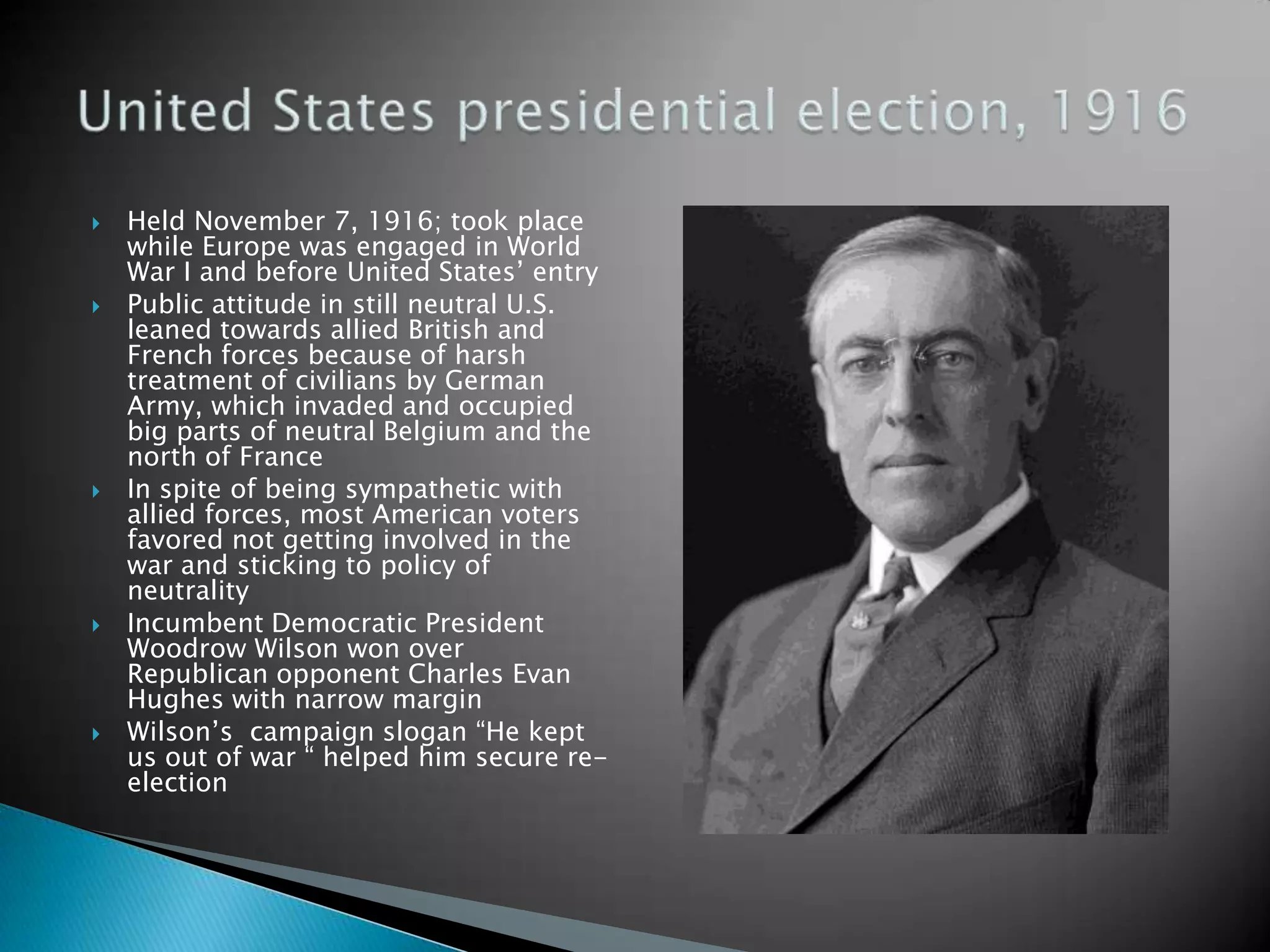 United States presidential elections of 1860-1928 | PPT