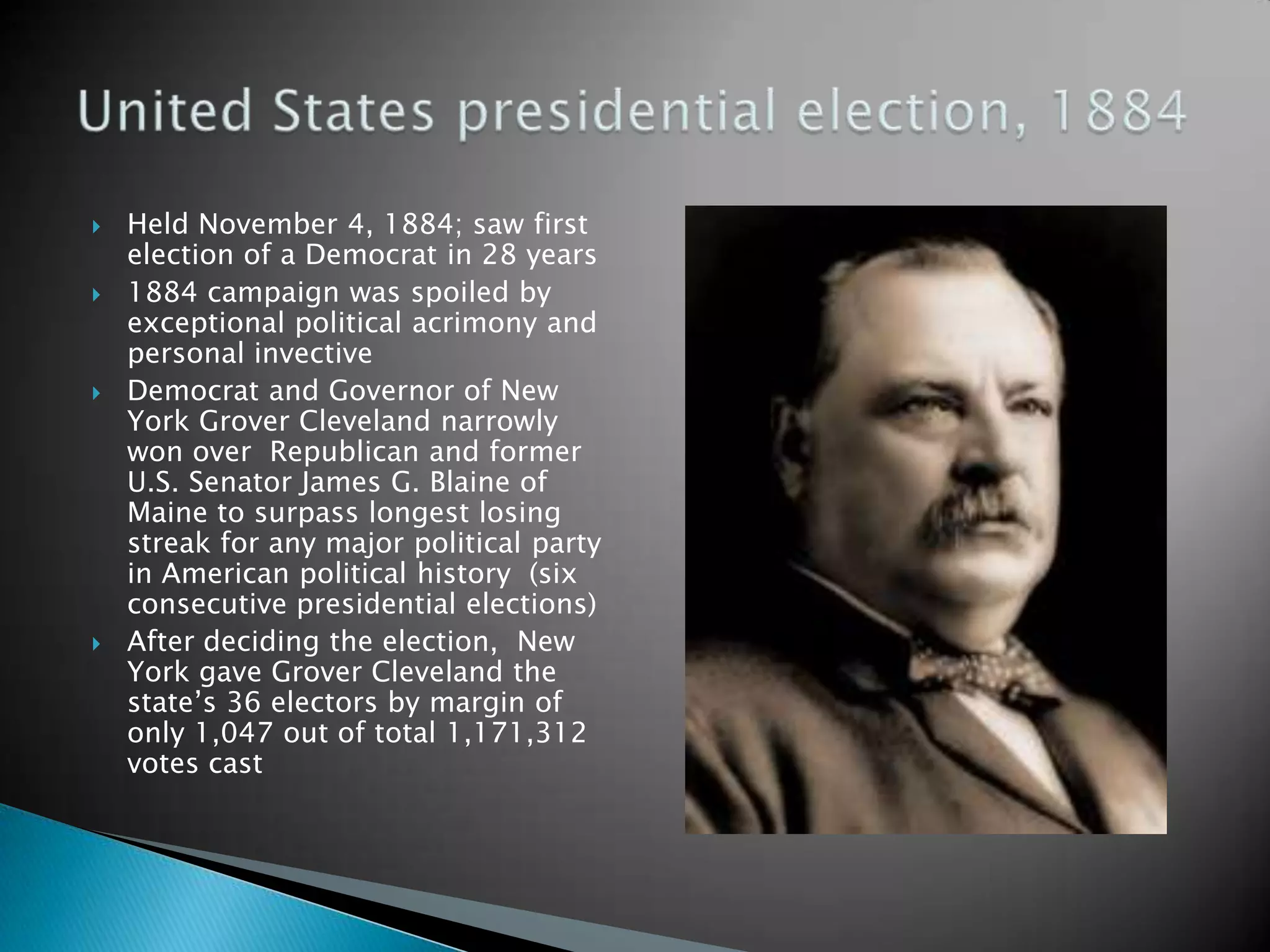 United States presidential elections of 1860-1928 | PPT