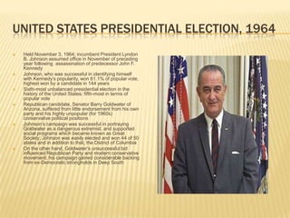 United States presidential elections of 1932-1964 | PPTX