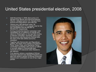 United States presidential elections of 1968-2012 | PPTX