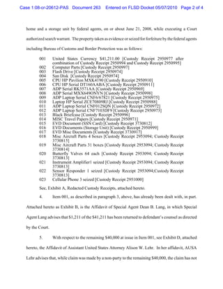 United states’ response to motion for return of property | PDF