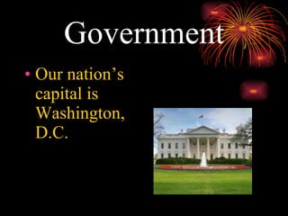 United States Symbols And Government | PPT