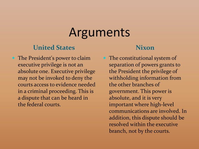 United states v. nixon | PPT