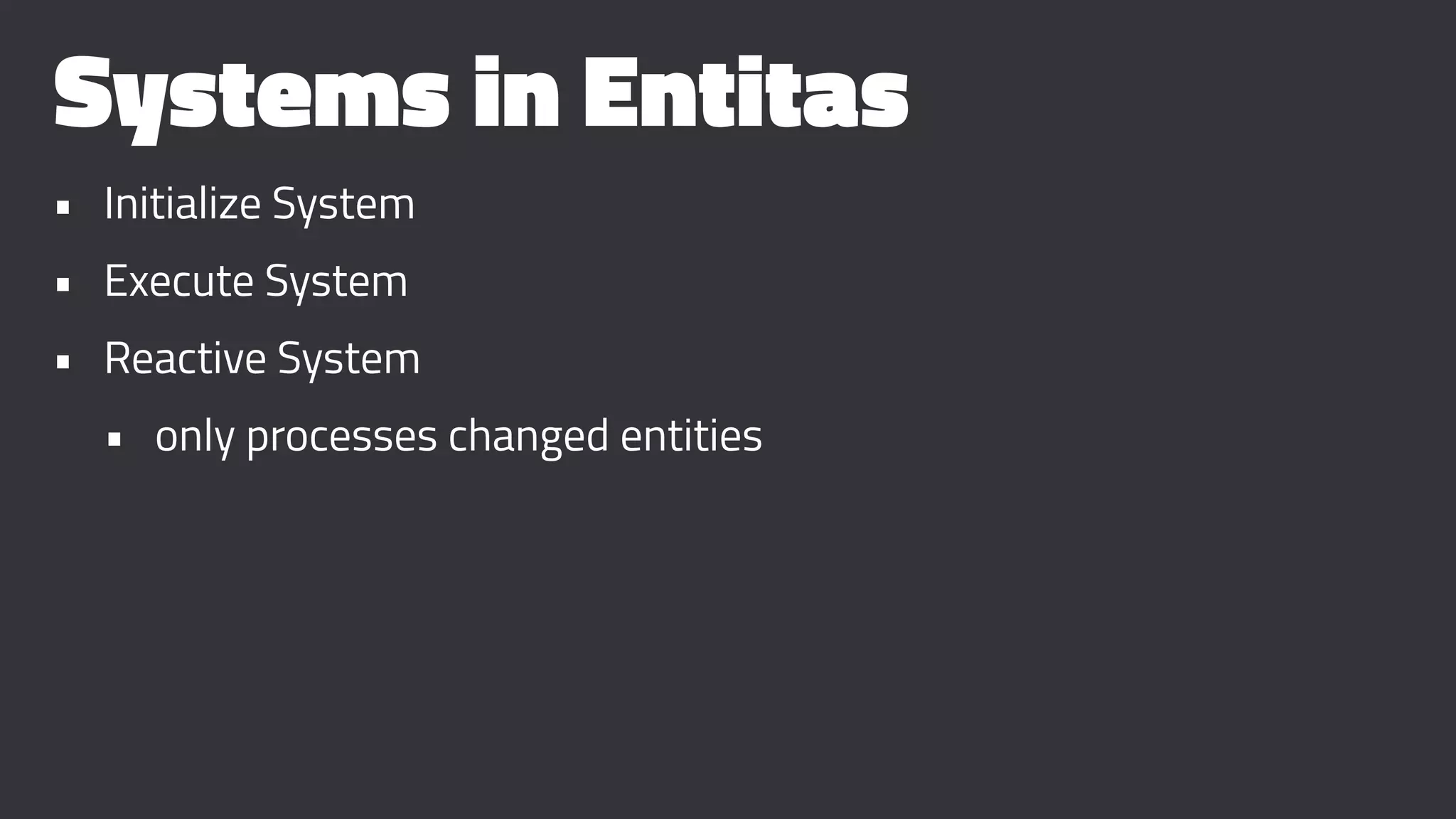 ECS architecture with Unity by example - Unite Europe 2016 | PPT