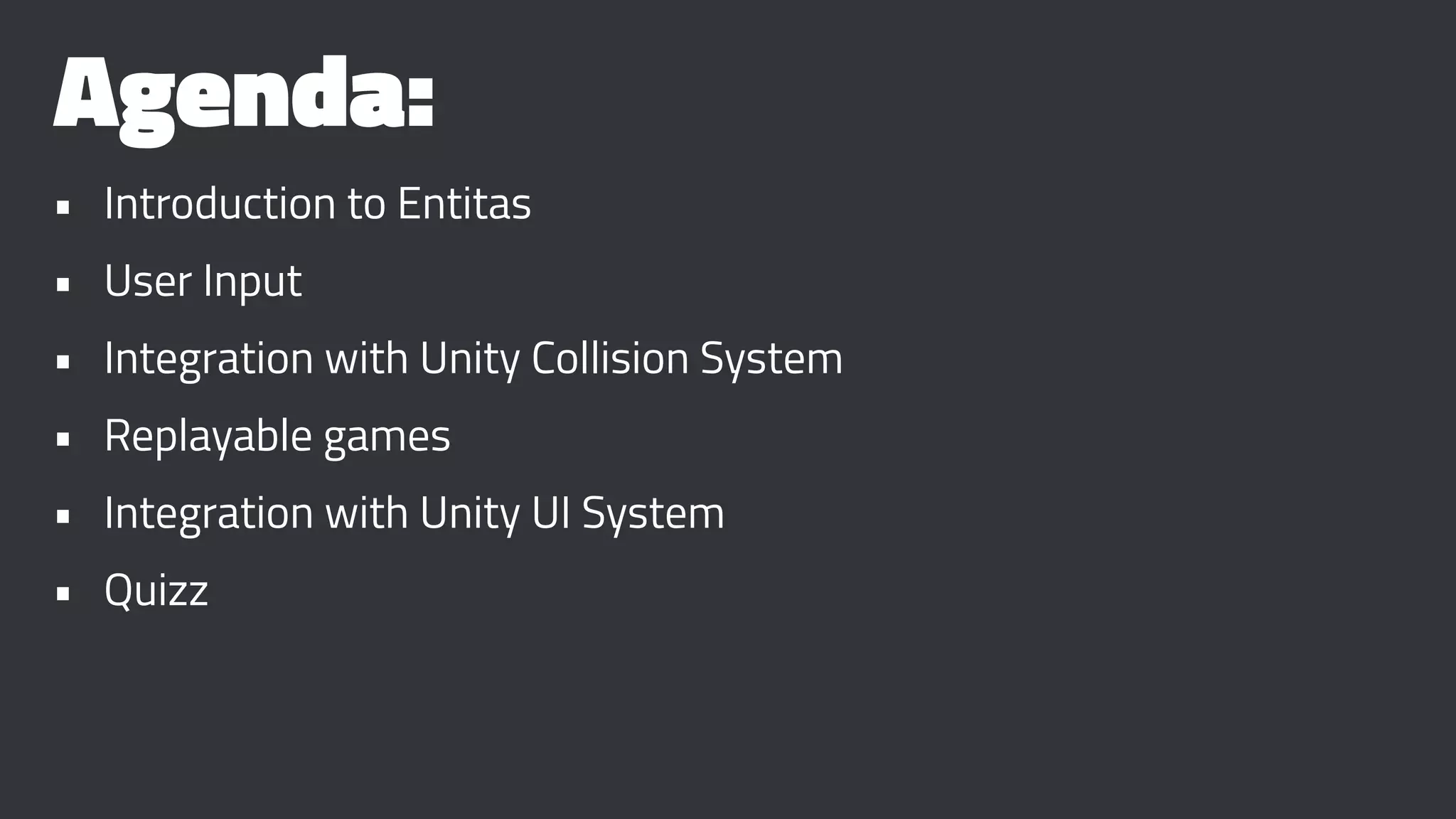 ECS architecture with Unity by example - Unite Europe 2016 | PPT
