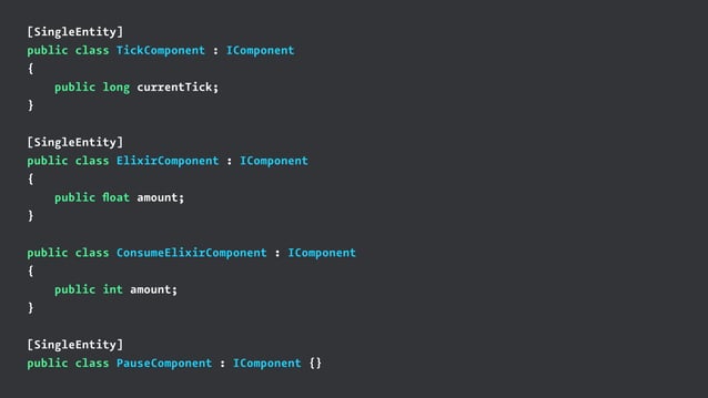 ECS architecture with Unity by example - Unite Europe 2016 | PPT