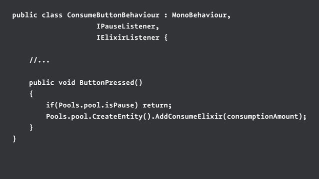 ECS architecture with Unity by example - Unite Europe 2016 | PPT